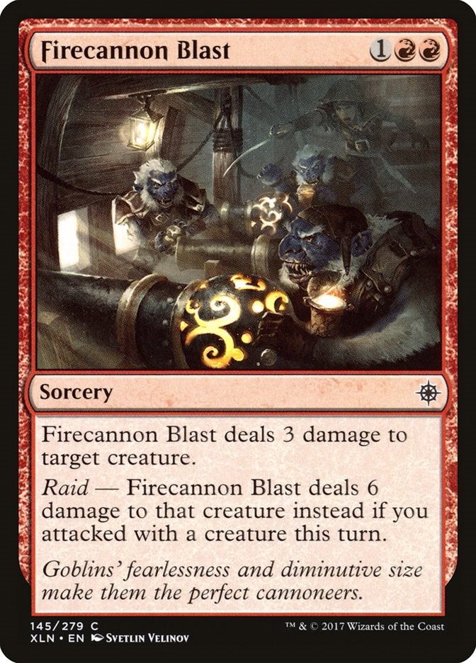 Firecannon Blast - Ixalan - Magic: The Gathering