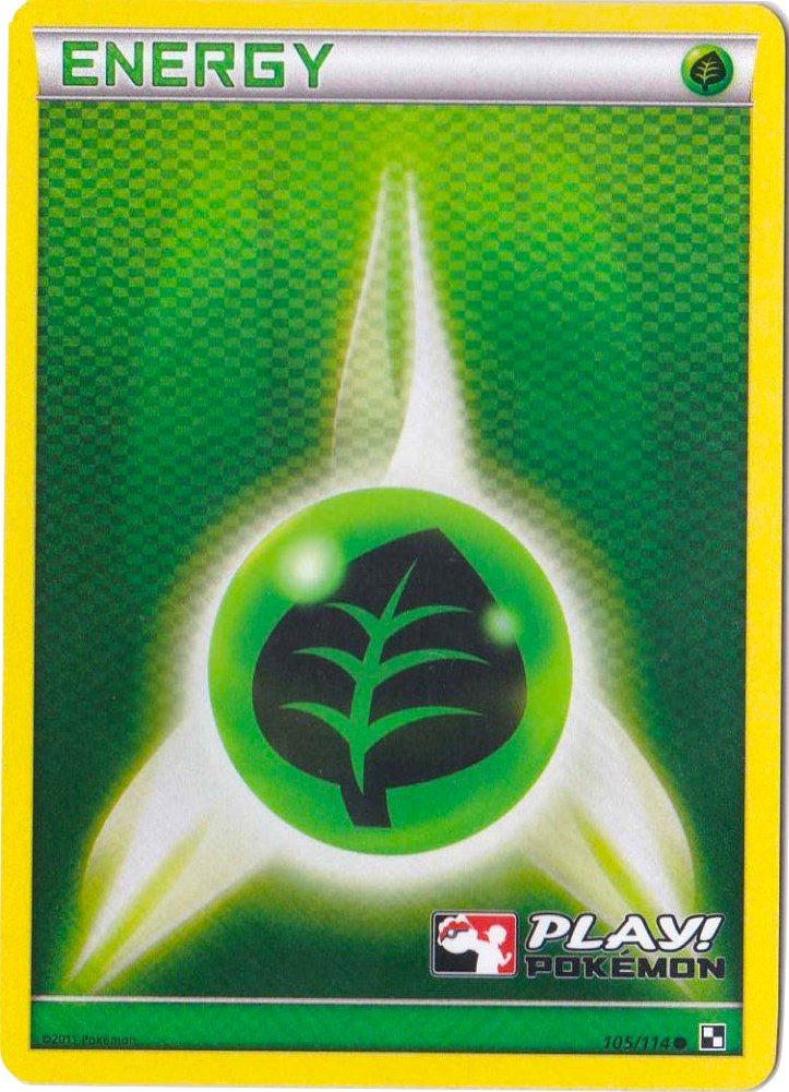 Grass Energy - 105/114 (Play! Pokemon) - League & Championship Cards ...