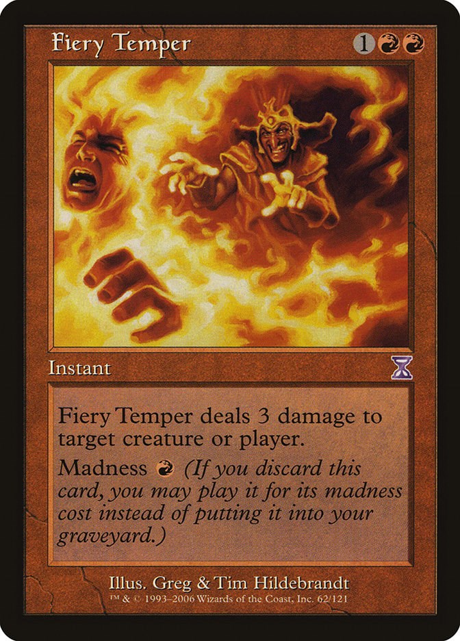 Fiery Temper - Timeshifted - Magic: The Gathering
