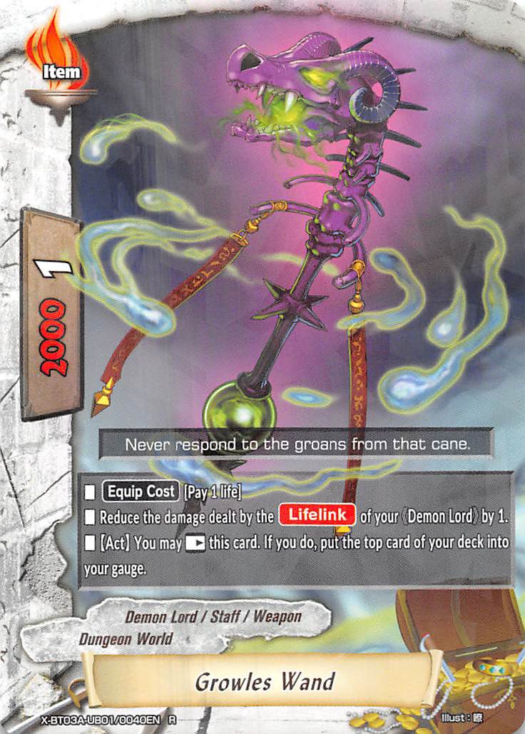 Growles Wand - LVL Up! Heroes & Adventurers! - Future Card BuddyFight