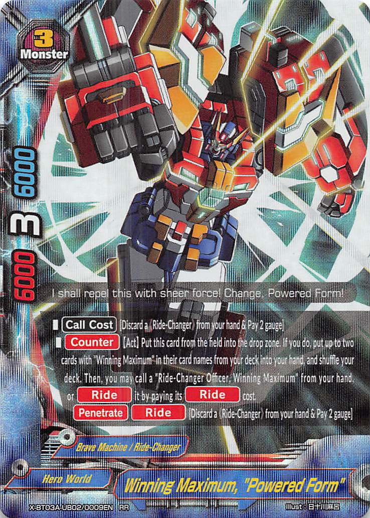 Future Card Buddyfight Hero World Card