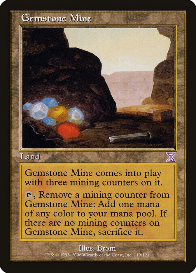 Gemstone Mine - Timeshifted - Magic: The Gathering