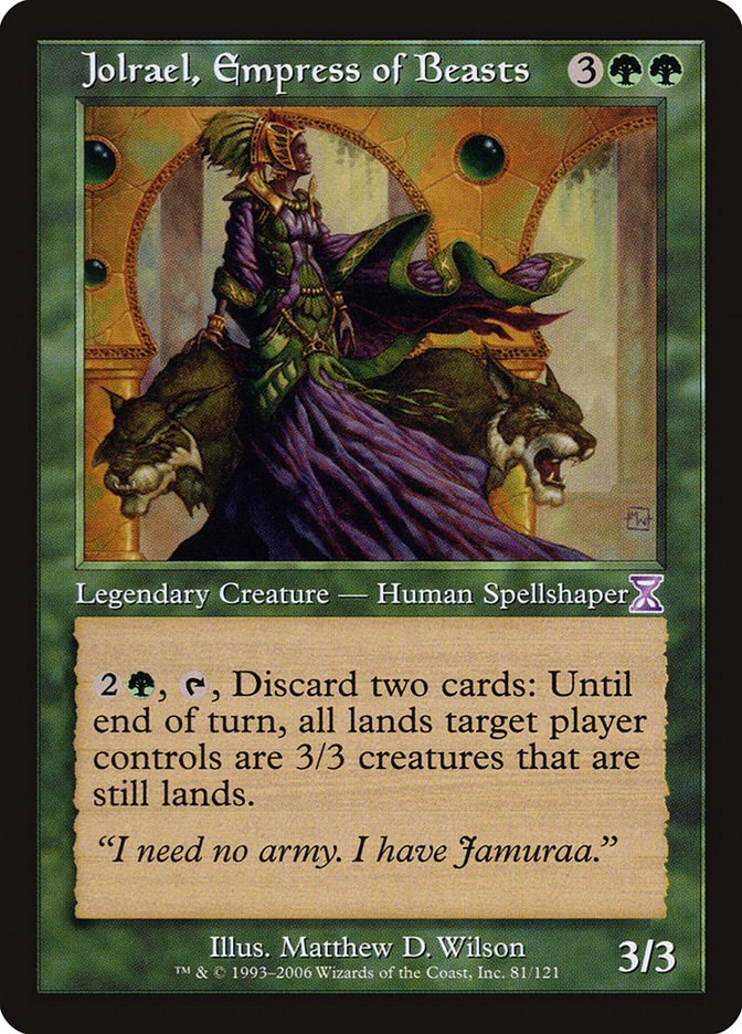 Jolrael, Empress of Beasts - Timeshifted - Magic: The Gathering