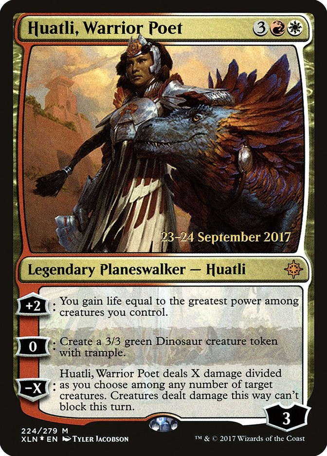Huatli, Warrior Poet - Prerelease Cards - Magic: The Gathering