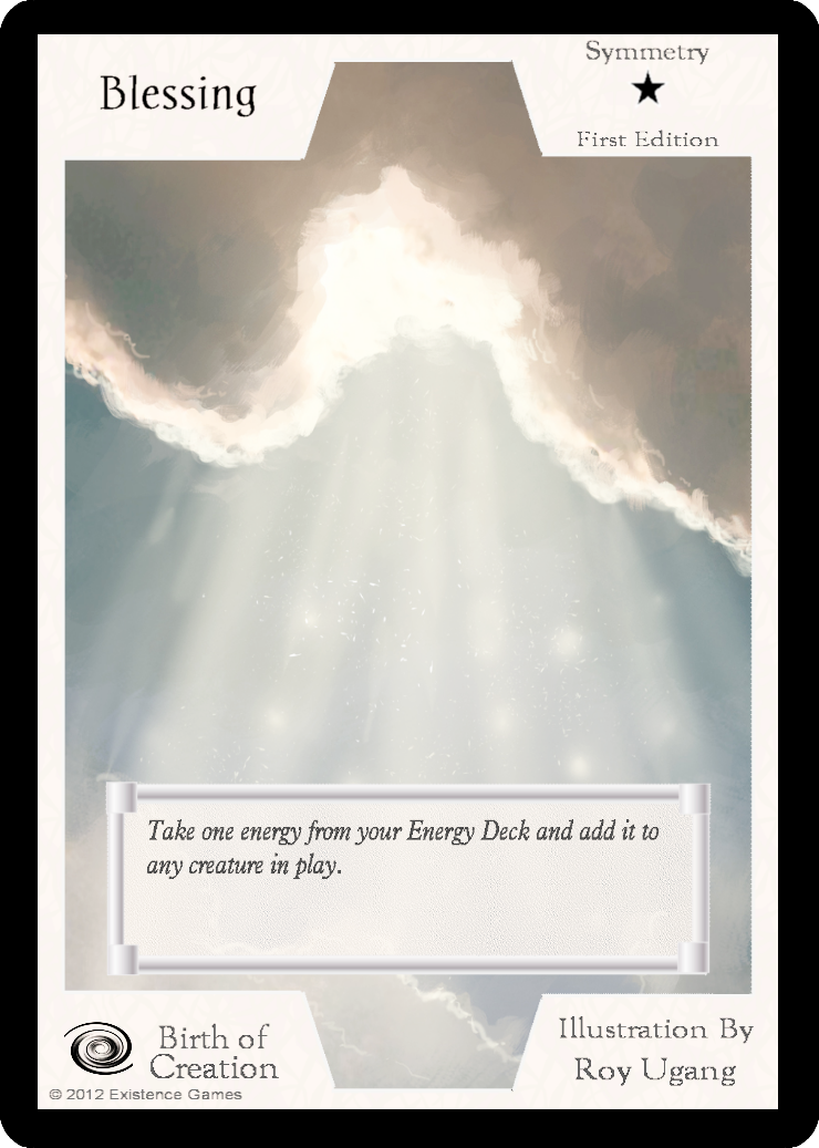 Blessing (First Edition) - Birth of Creation - Exodus TCG