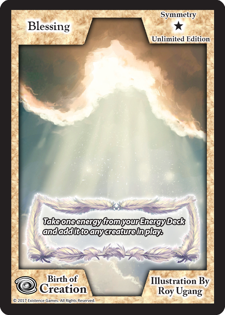Blessing (Unlimited Edition) - Birth of Creation - Exodus TCG