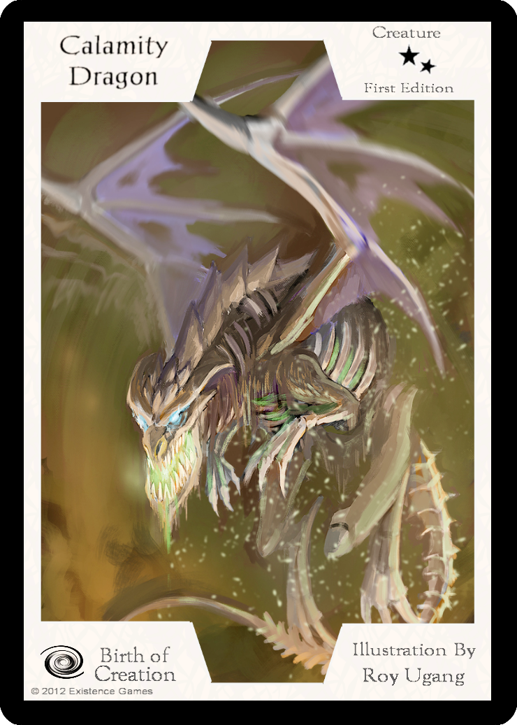 Calamity Dragon (First Edition) - Birth of Creation - Exodus TCG