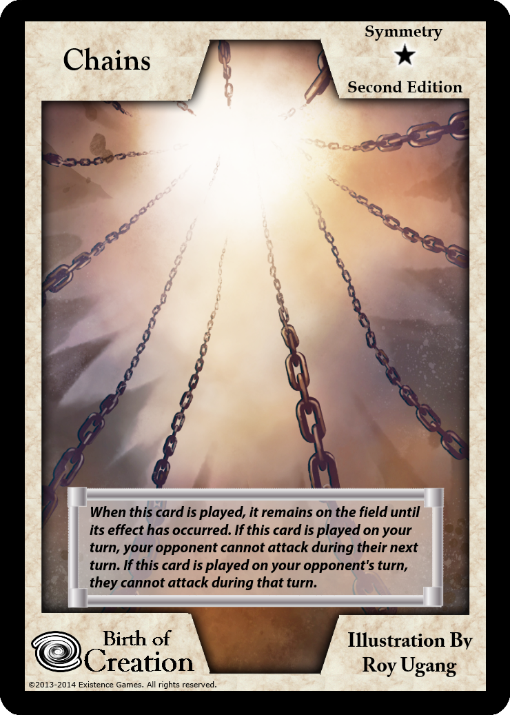Chains (Second Edition) - Birth of Creation - Exodus TCG