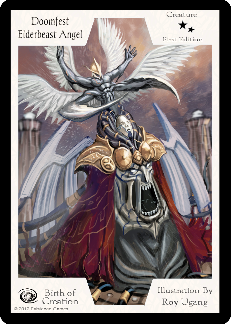Doomfest Elderbeast Angel (First Edition) - Birth of Creation - Exodus TCG