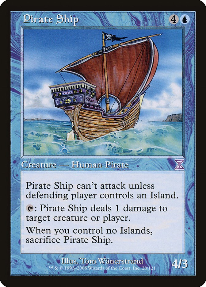Pirate Ship - Timeshifted - Magic: The Gathering