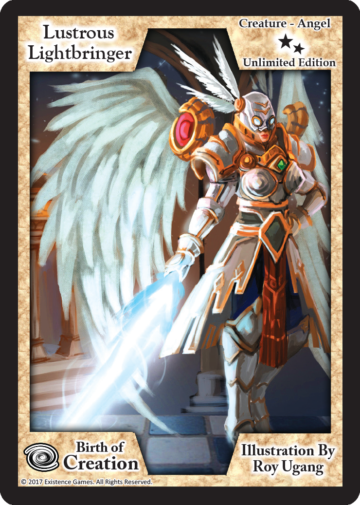 Lustrous Lightbringer (Unlimited Edition) - Birth of Creation - Exodus TCG