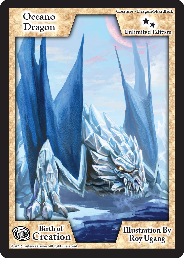 Oceano Dragon (Unlimited Edition) - Birth of Creation - Exodus TCG