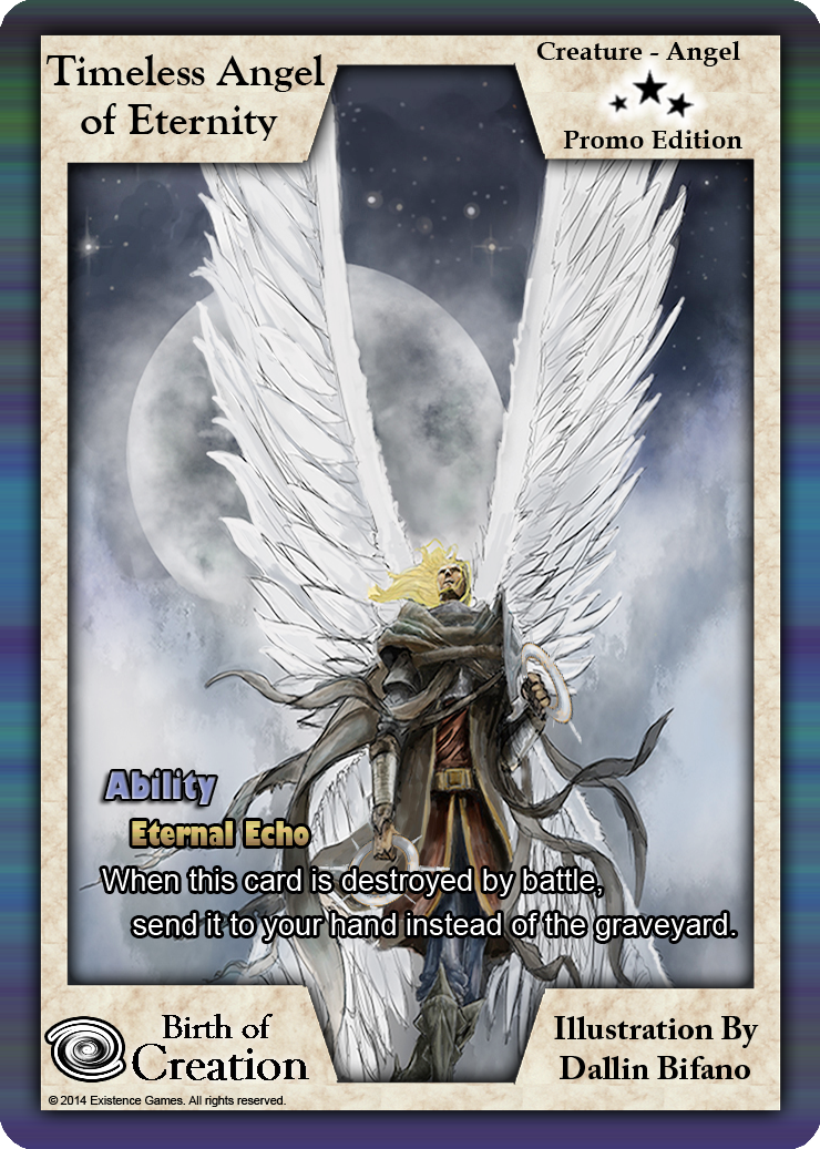 Timeless Angel of Eternity (Promo Edition) - Exodus Promo Cards ...