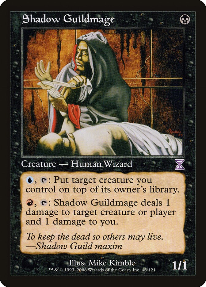 Shadow Guildmage - Timeshifted - Magic: The Gathering