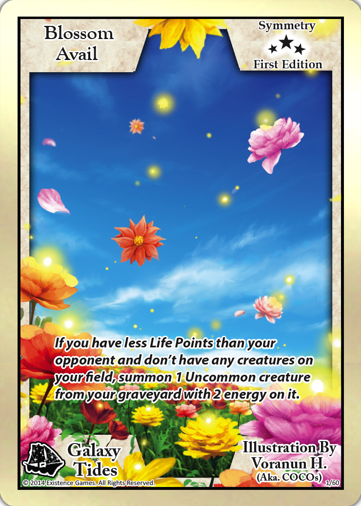 Blossom Avail (First Edition) - Galaxy Tides - Exodus TCG