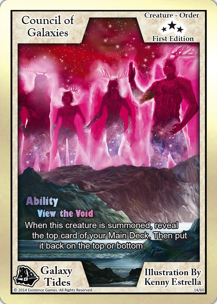 Council of Galaxies (First Edition) - Galaxy Tides - Exodus TCG