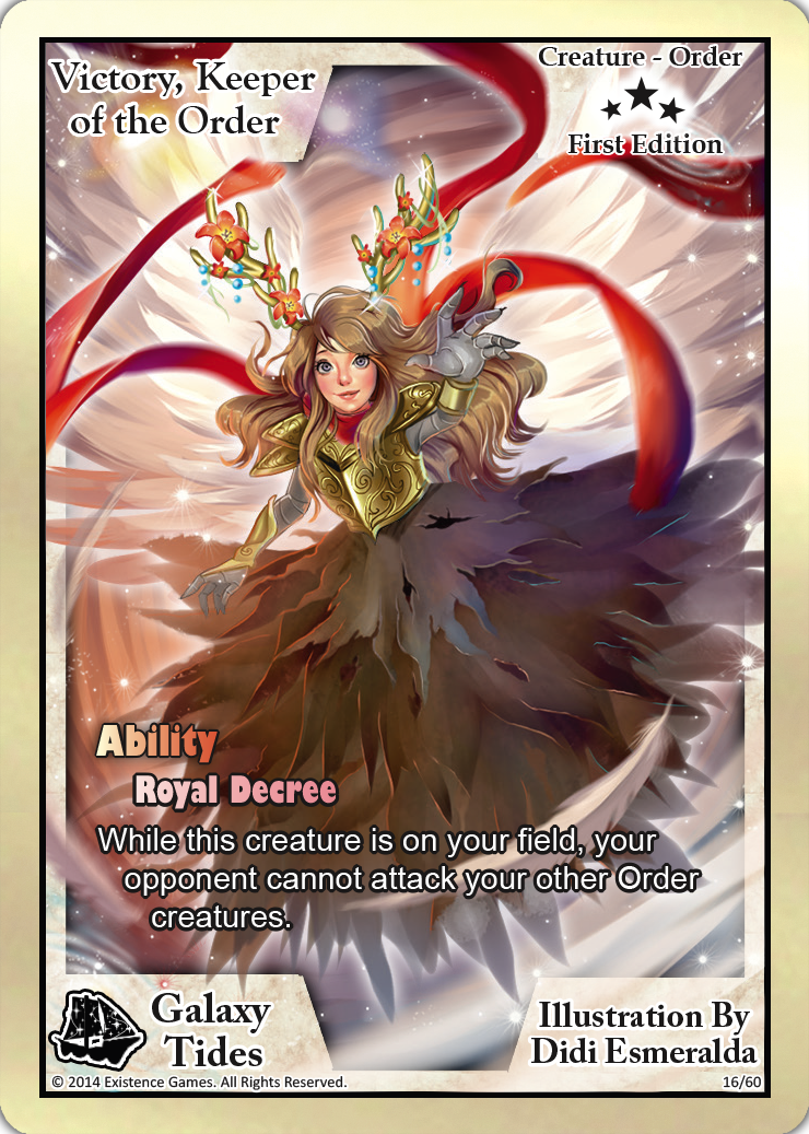 Victory, Keeper of the Order (First Edition) - Galaxy Tides - Exodus TCG