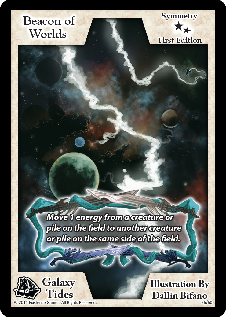 Beacon of Worlds (First Edition) - Galaxy Tides - Exodus TCG