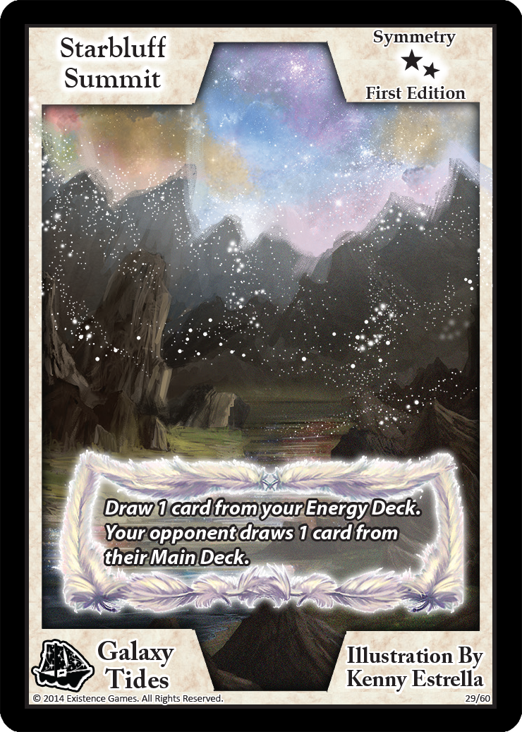 Starbluff Summit (First Edition) - Galaxy Tides - Exodus TCG