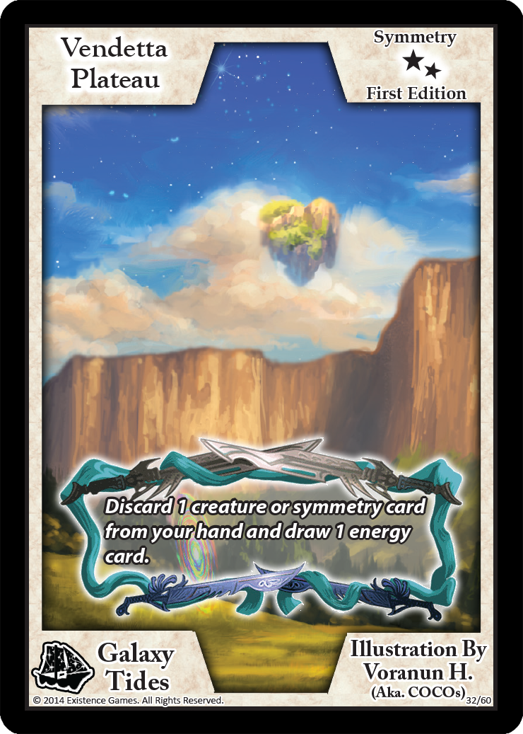 Vendetta Plateau (First Edition) - Galaxy Tides - Exodus TCG
