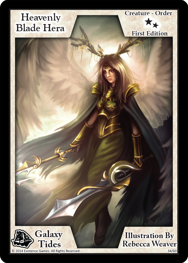 Heavenly Blade Hera (First Edition) - Galaxy Tides - Exodus TCG