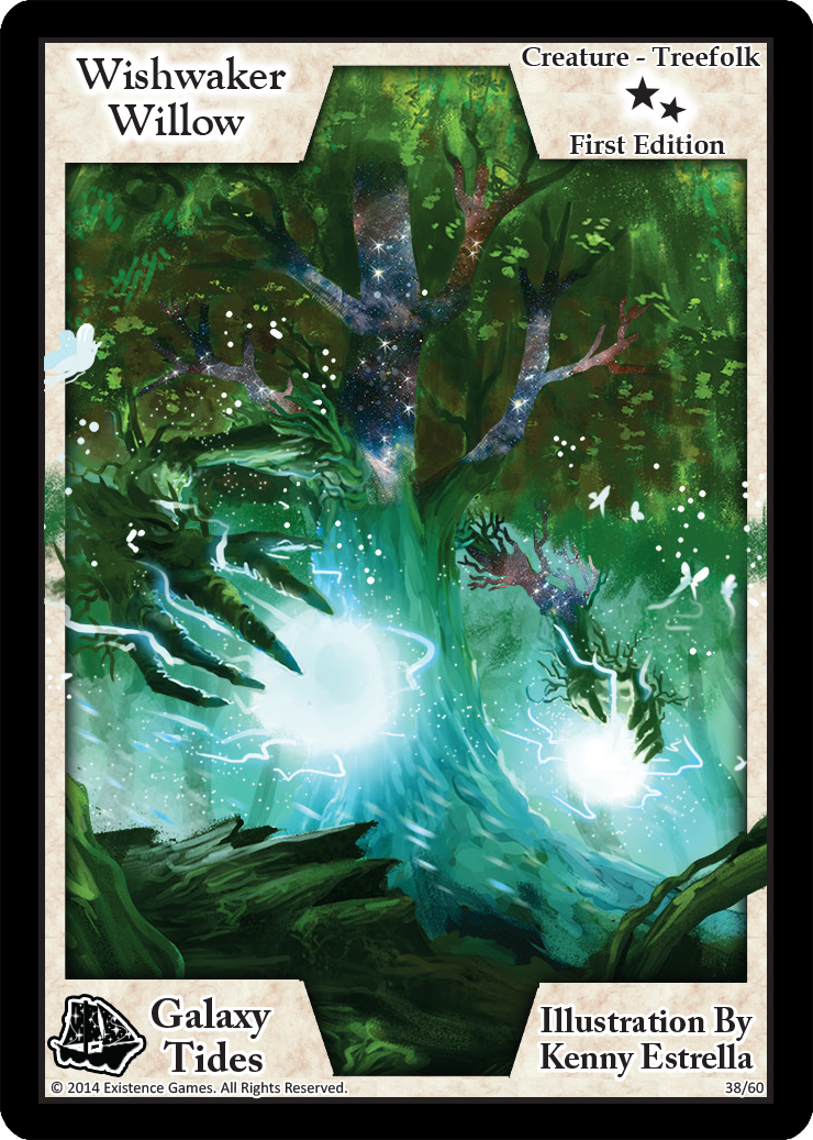 Wishwaker Willow (First Edition) - Galaxy Tides - Exodus TCG