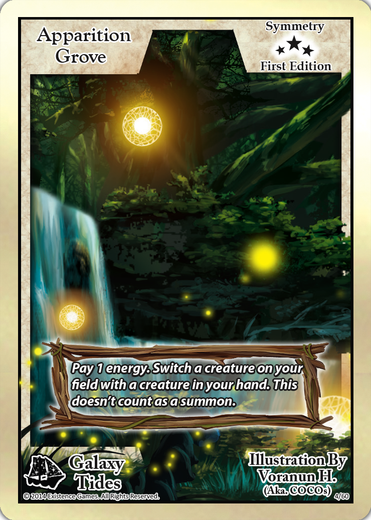 Apparition Grove (First Edition) - Galaxy Tides - Exodus TCG