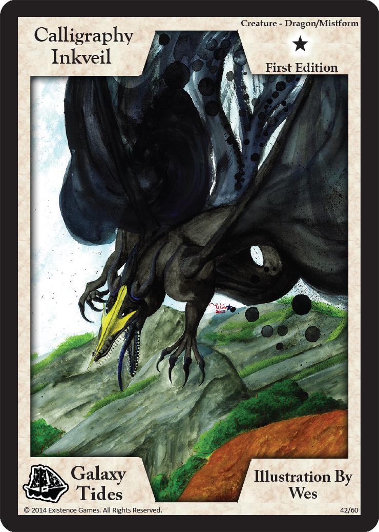 Calligraphy Inkveil (First Edition) - Galaxy Tides - Exodus TCG