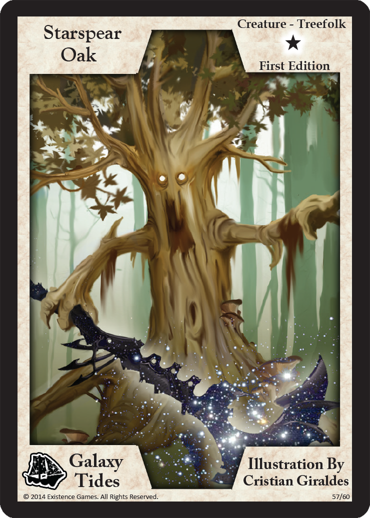 Starspear Oak (First Edition) - Galaxy Tides - Exodus TCG