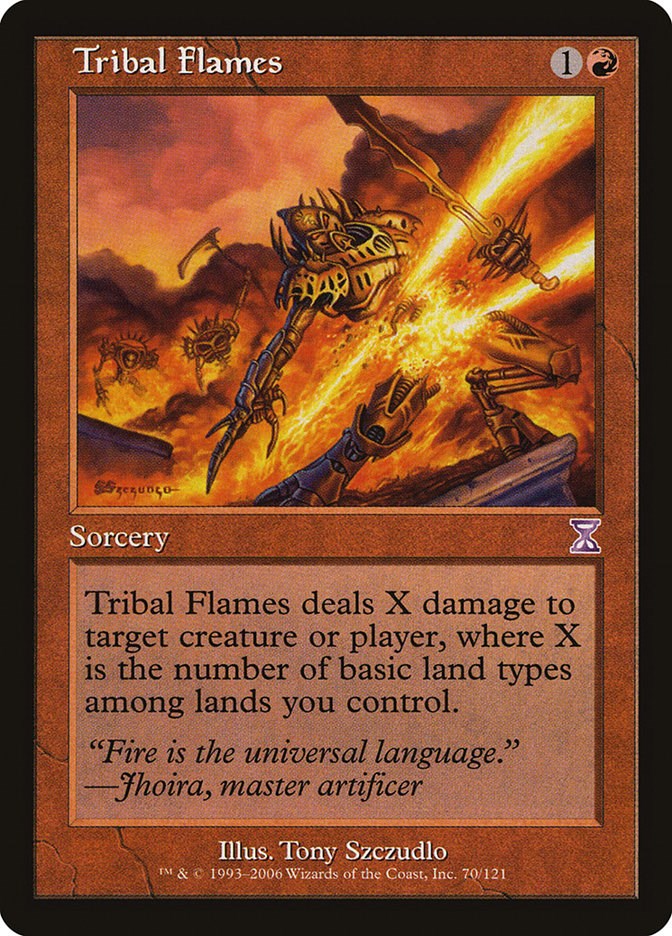 Tribal Flames - Timeshifted - Magic: The Gathering