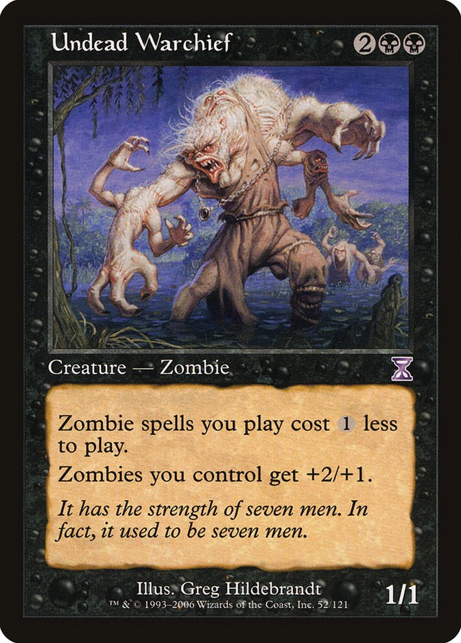 Undead Warchief - Timeshifted - Magic: The Gathering