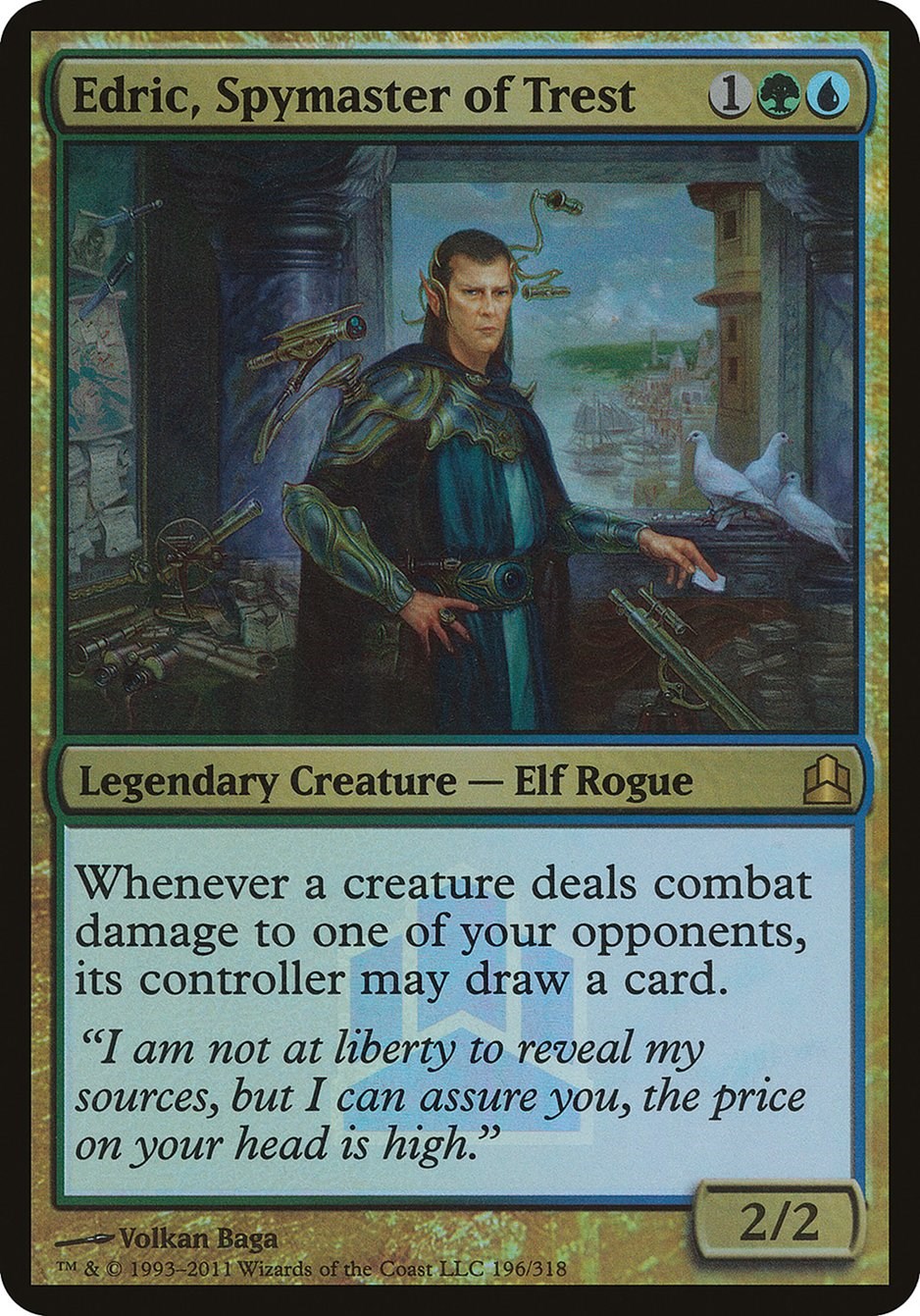 Edric, Spymaster of Trest (Commander Launch Promo) - Oversize Cards ...