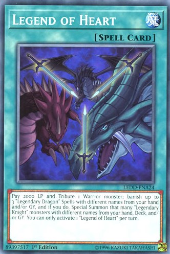 Legend of Heart - Legendary Dragon Decks - YuGiOh