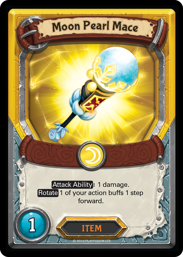 Moon Pearl Mace (Unclaimed) - Awakening - Lightseekers TCG