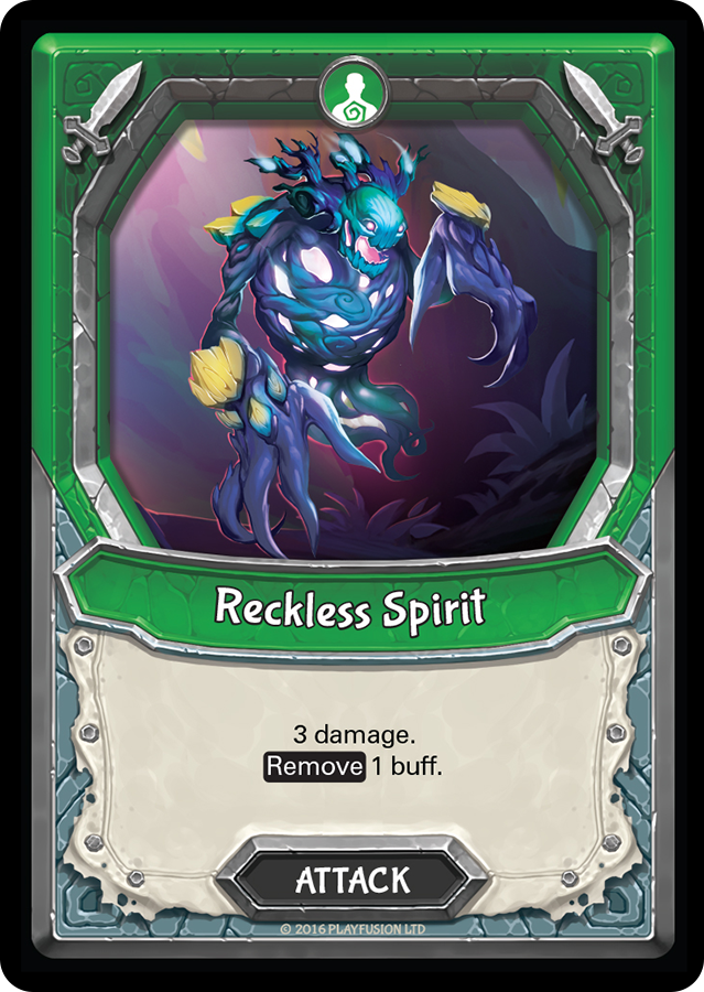 Reckless Spirit (Claimed) - Awakening - Lightseekers TCG