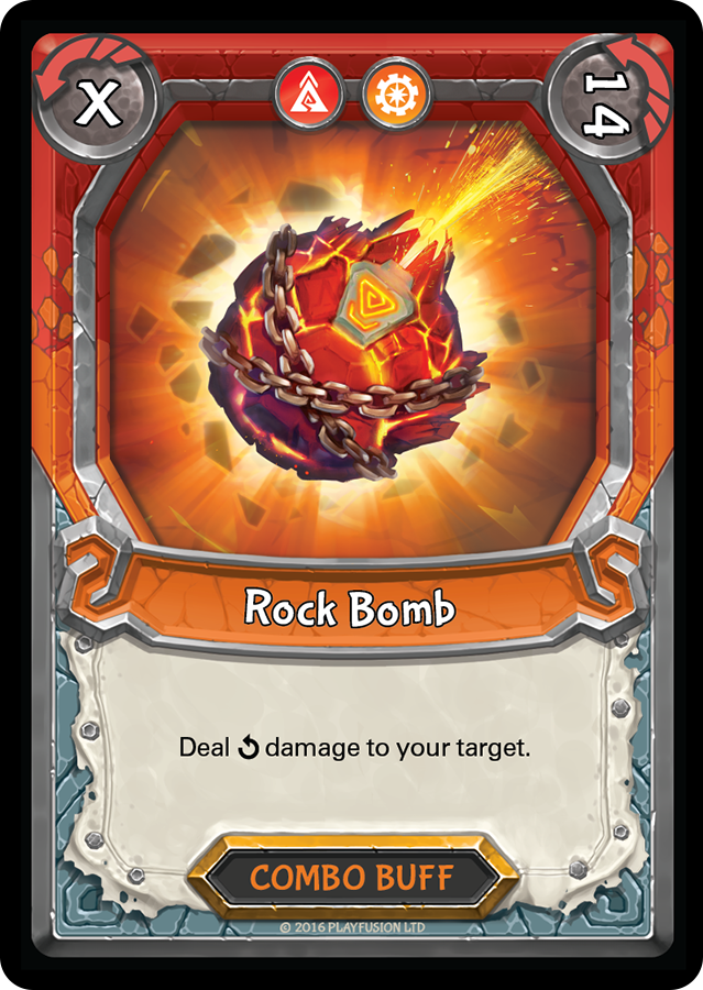 Rock Bomb (Claimed) - Awakening - Lightseekers TCG