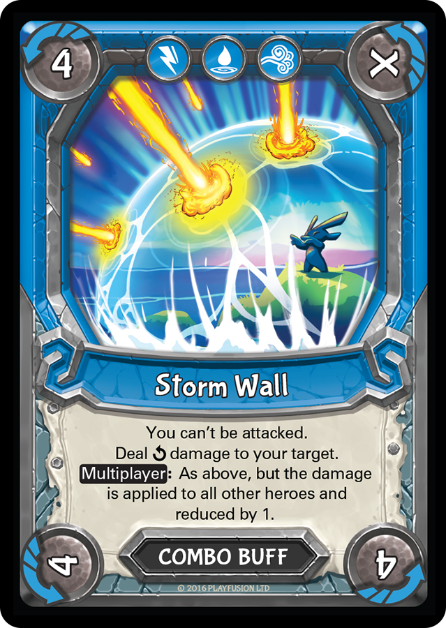 Storm Wall (Claimed) - Awakening - Lightseekers TCG