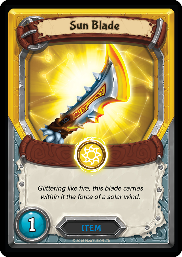 Sun Blade (Claimed) - Awakening - Lightseekers TCG