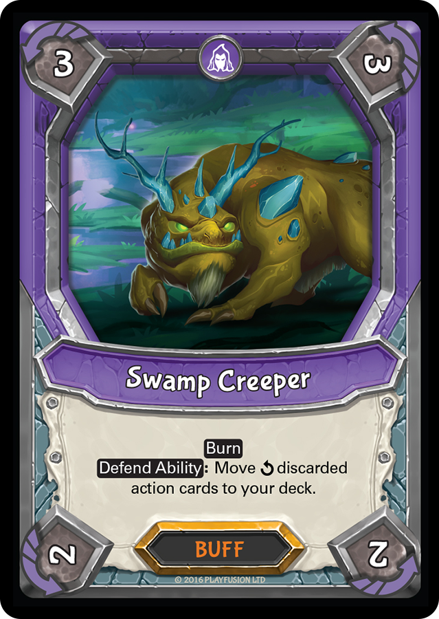 Swamp Creeper (Claimed) - Awakening - Lightseekers TCG