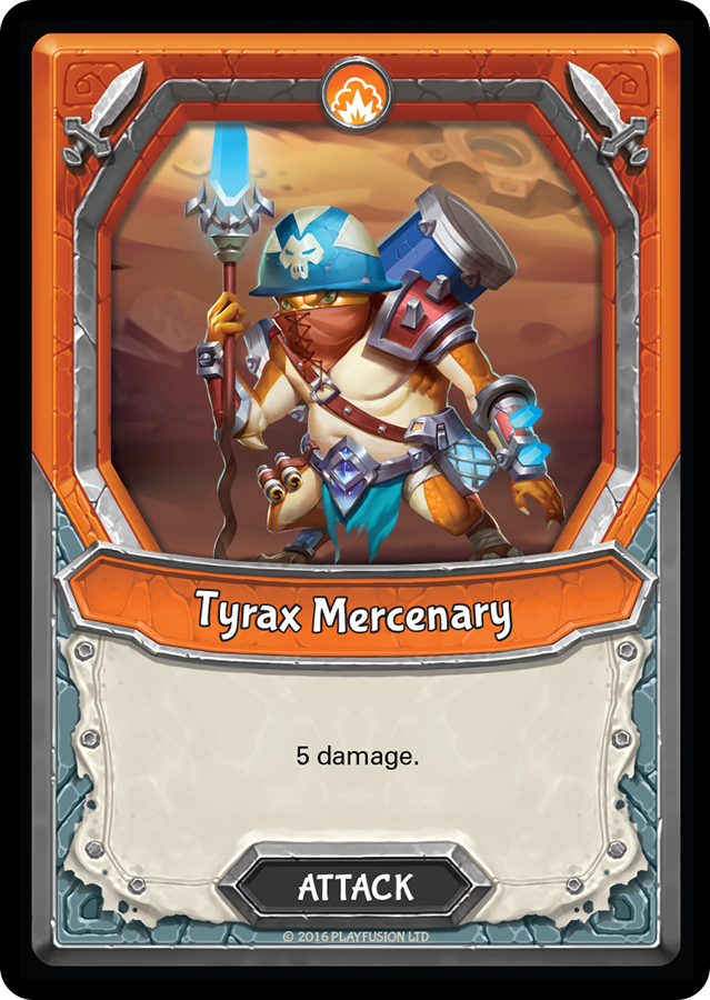Tyrax Mercenary (Claimed) - Awakening - Lightseekers TCG