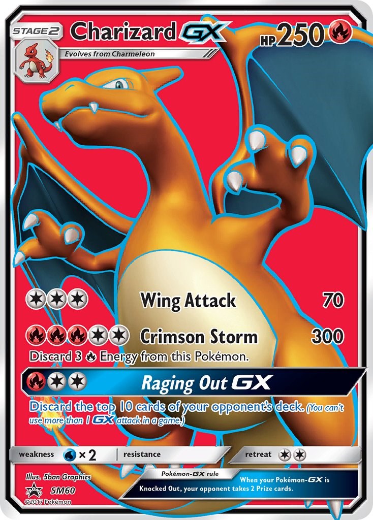 Charizard GX SM60 SM Promos Pokemon