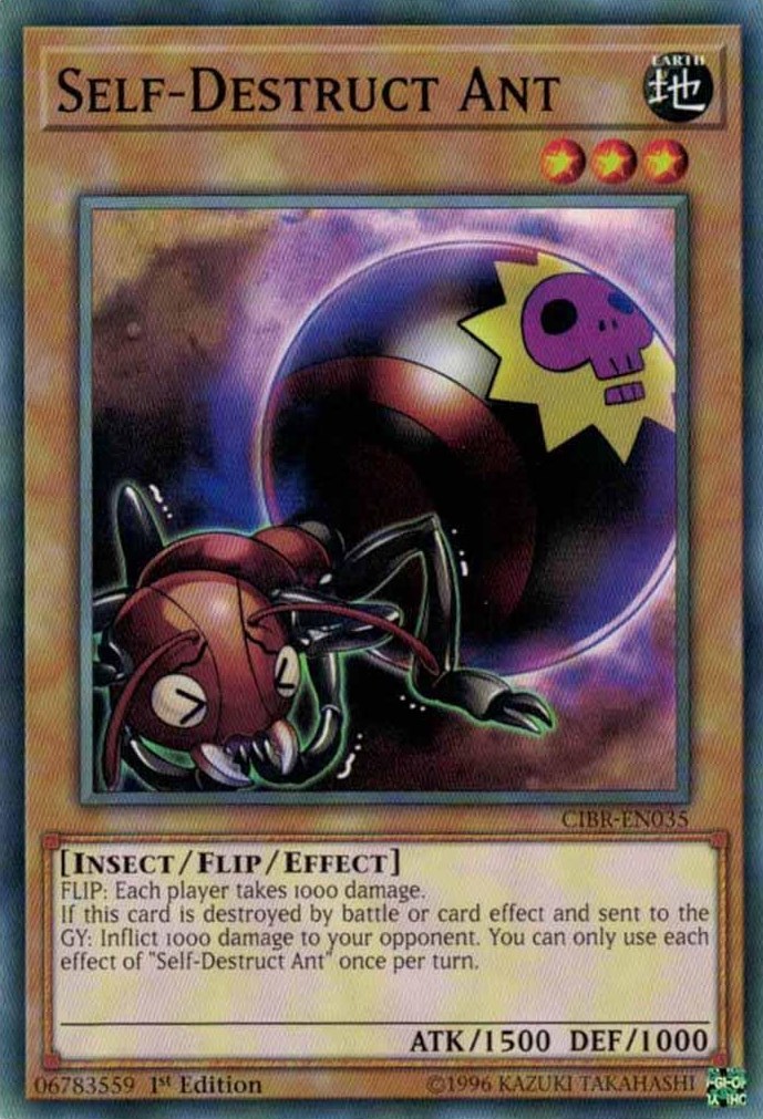 Self-Destruct Ant - Circuit Break - YuGiOh
