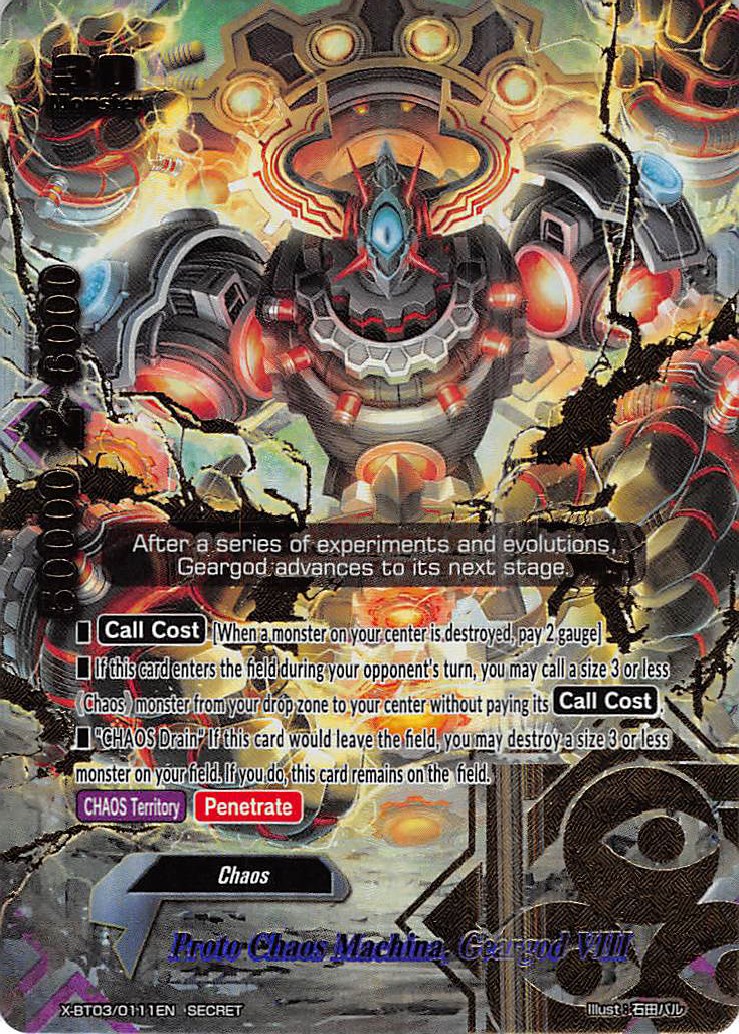 Proto Chaos Machina, Geargod VIII - Overturn! Thunder Empire!! - Future ...