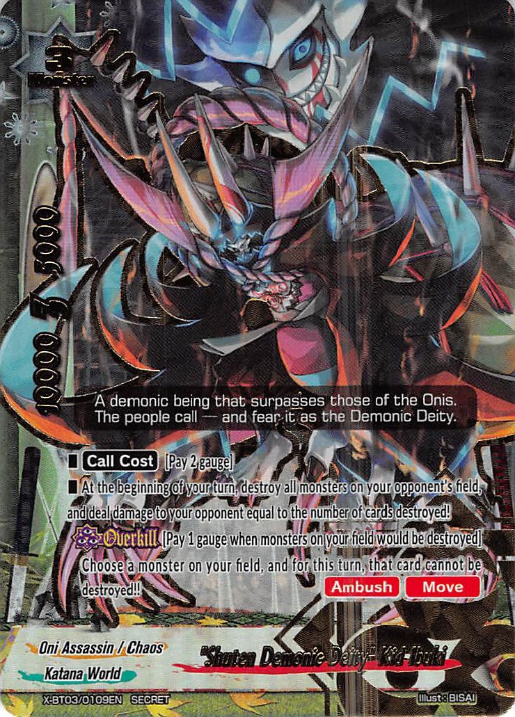 "Shuten Demonic Deity" Kid Ibuki - Overturn! Thunder Empire!! - Future ...