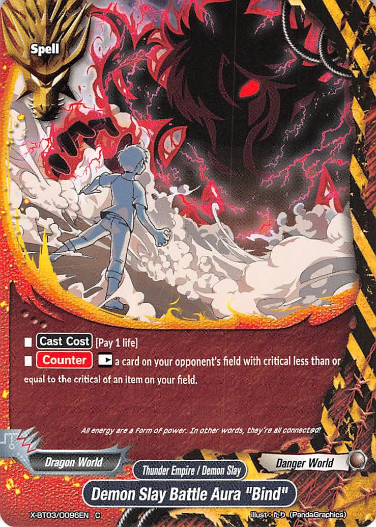 Demon Slay Battle Aura "Bind" - Overturn! Thunder Empire!! - Future ...