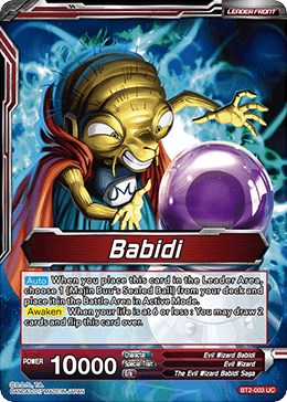 Babidi // Babidi, Creator of Evil - Union Force - Dragon Ball Super ...