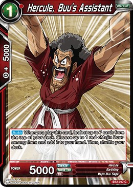 Hercule, Buu's Assistant - Union Force - Dragon Ball Super CCG