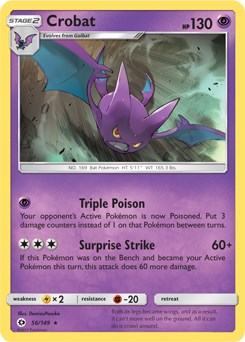 Crobat - 56/149 (Prerelease Kit Exclusive) - Deck Exclusives - Pokemon