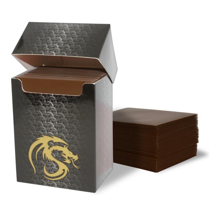 Deck Guards Double Matte Standard - Brown (80-Pack) - BCW Card Sleeves ...