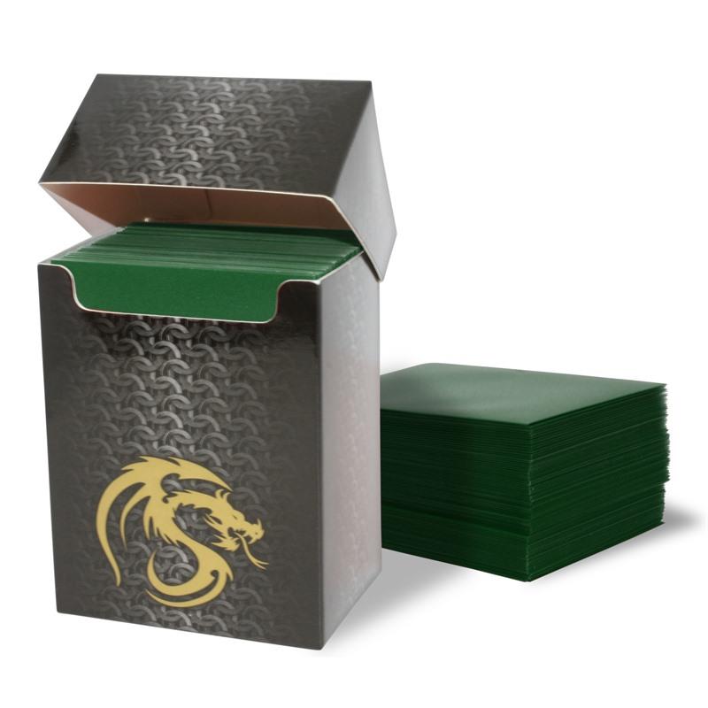 Deck Guards Double Matte Standard - Green (80-Pack) - BCW Card Sleeves ...
